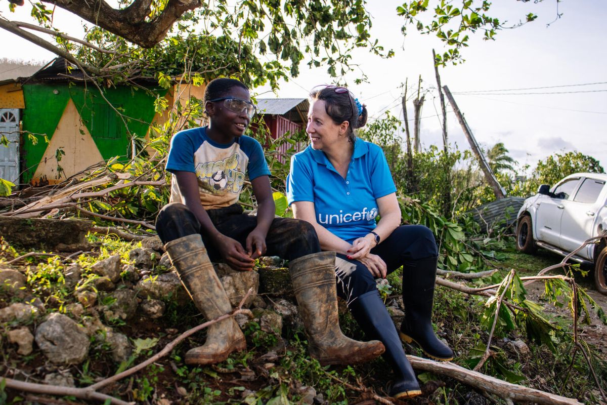 Hurricane Melissa Appeal | UNICEF Global