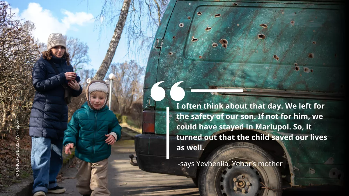 Every child in Ukraine remains at risk and in need of urgent support ...